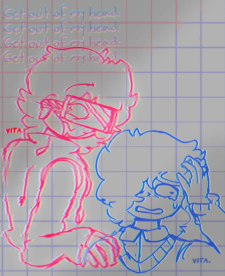 red and blue blurring together | Fandom