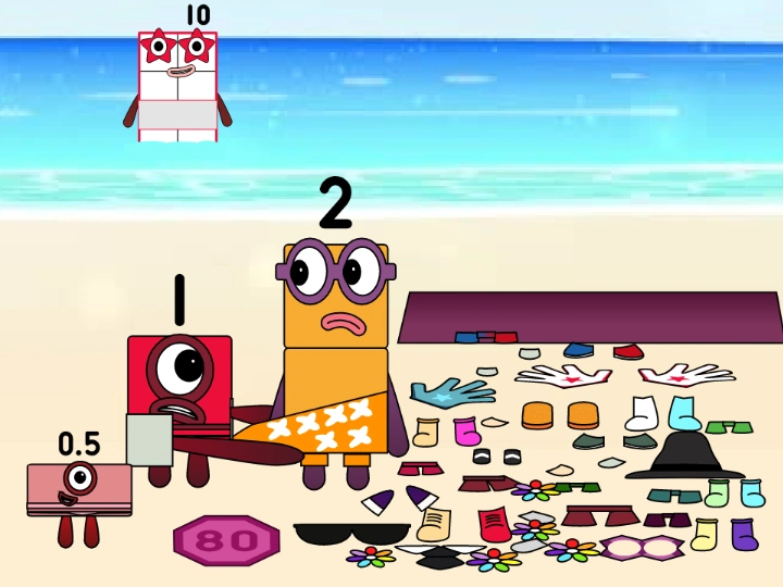 An ordinary day at "Numberblocks Beach" | Fandom