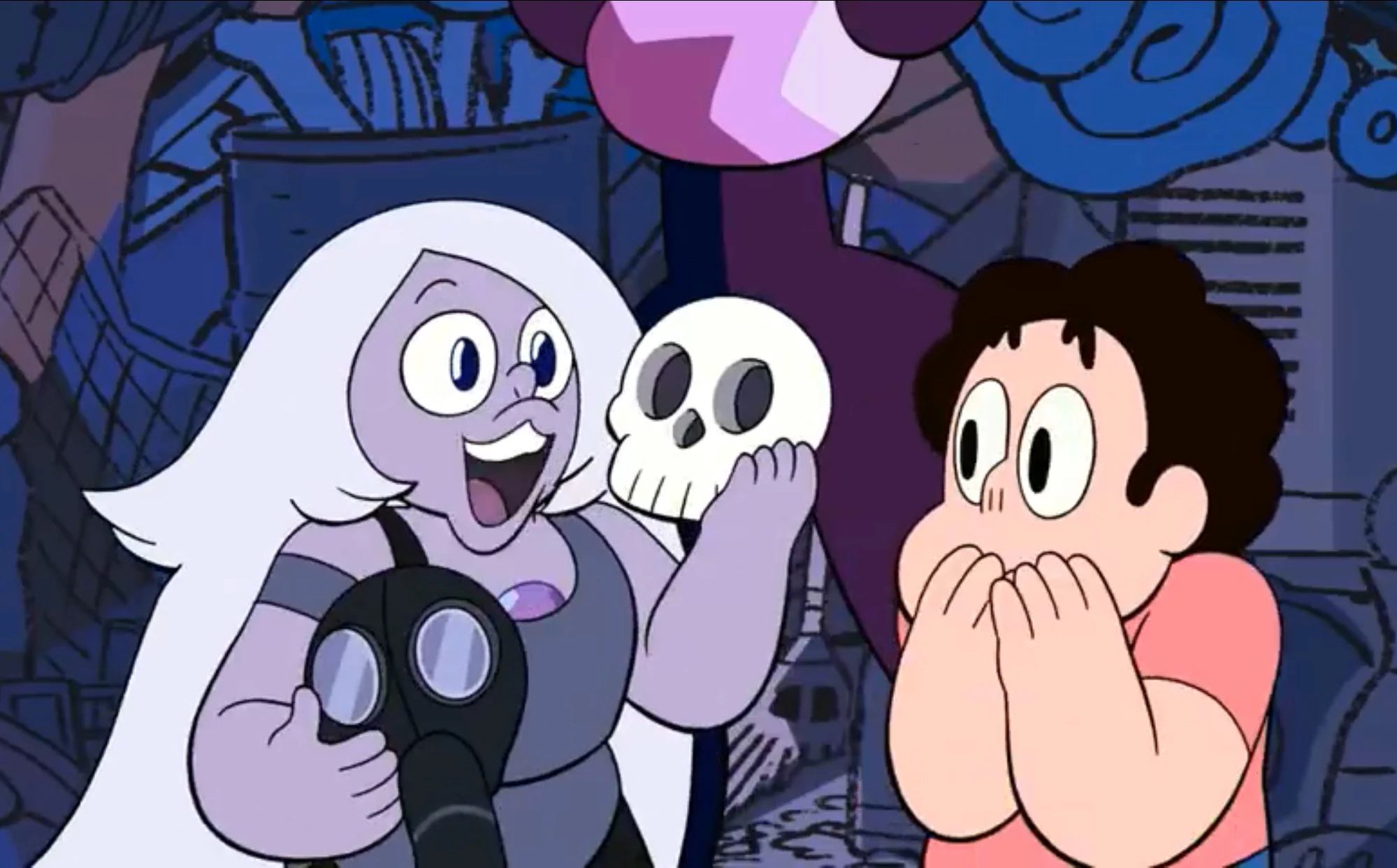 Reminder that amethyst’s gas mask had a prize inside | Fandom