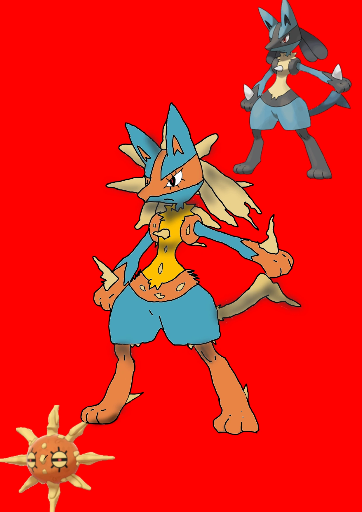 Fusion of lucario and solrock | Fandom