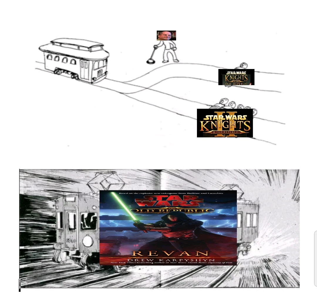 Drew Karpyshyn made a multi-track drifting(a self made meme) | Fandom