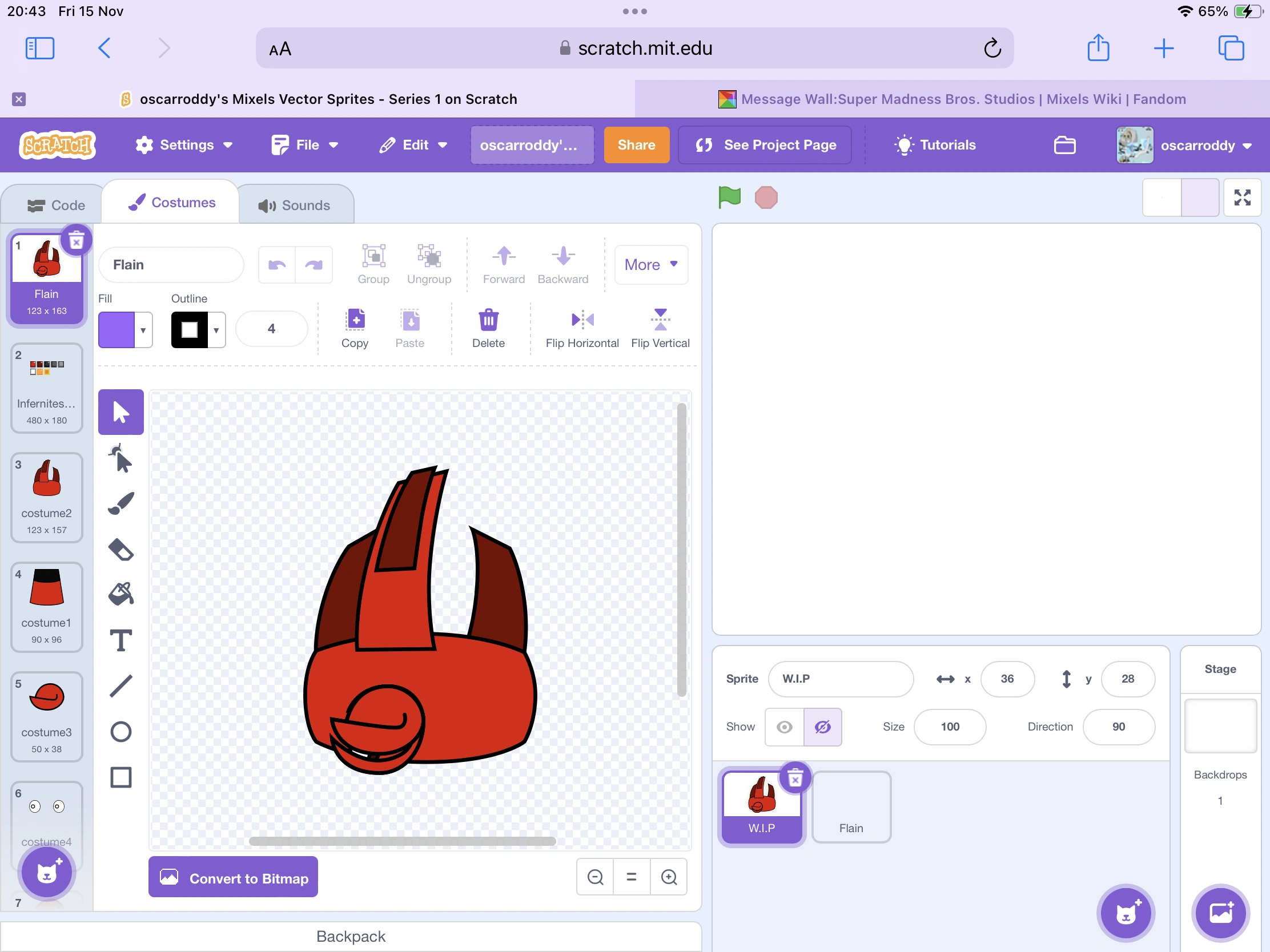 A sneak peek of a Mixels-related Scratch project I'm making… | Fandom