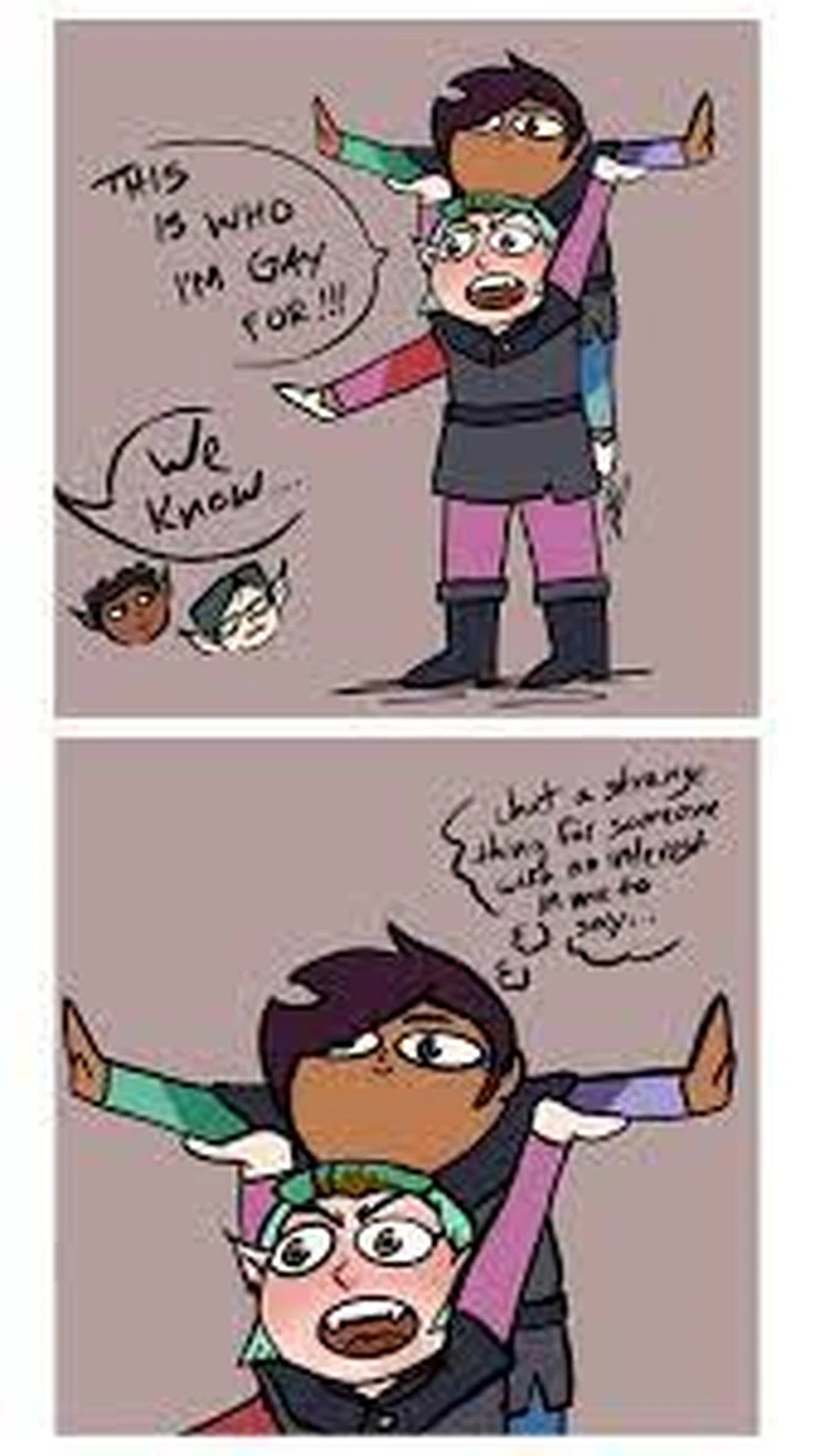 Here we have a Lumity fanart exchange. | Fandom
