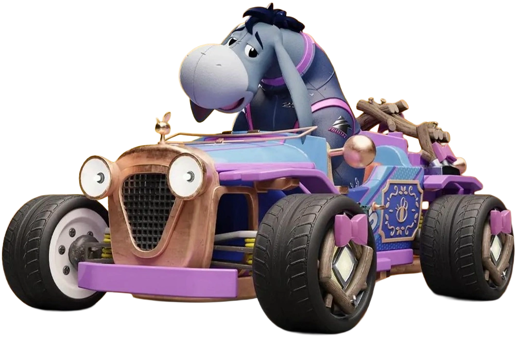 Eeyore in no background from Disney Speedstorm | Fandom