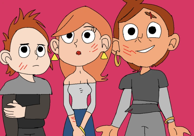 Victor, Hugo and Laverne as humans | Fandom