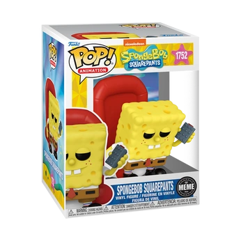 Funko pop spongebob sitting on the couch | Fandom