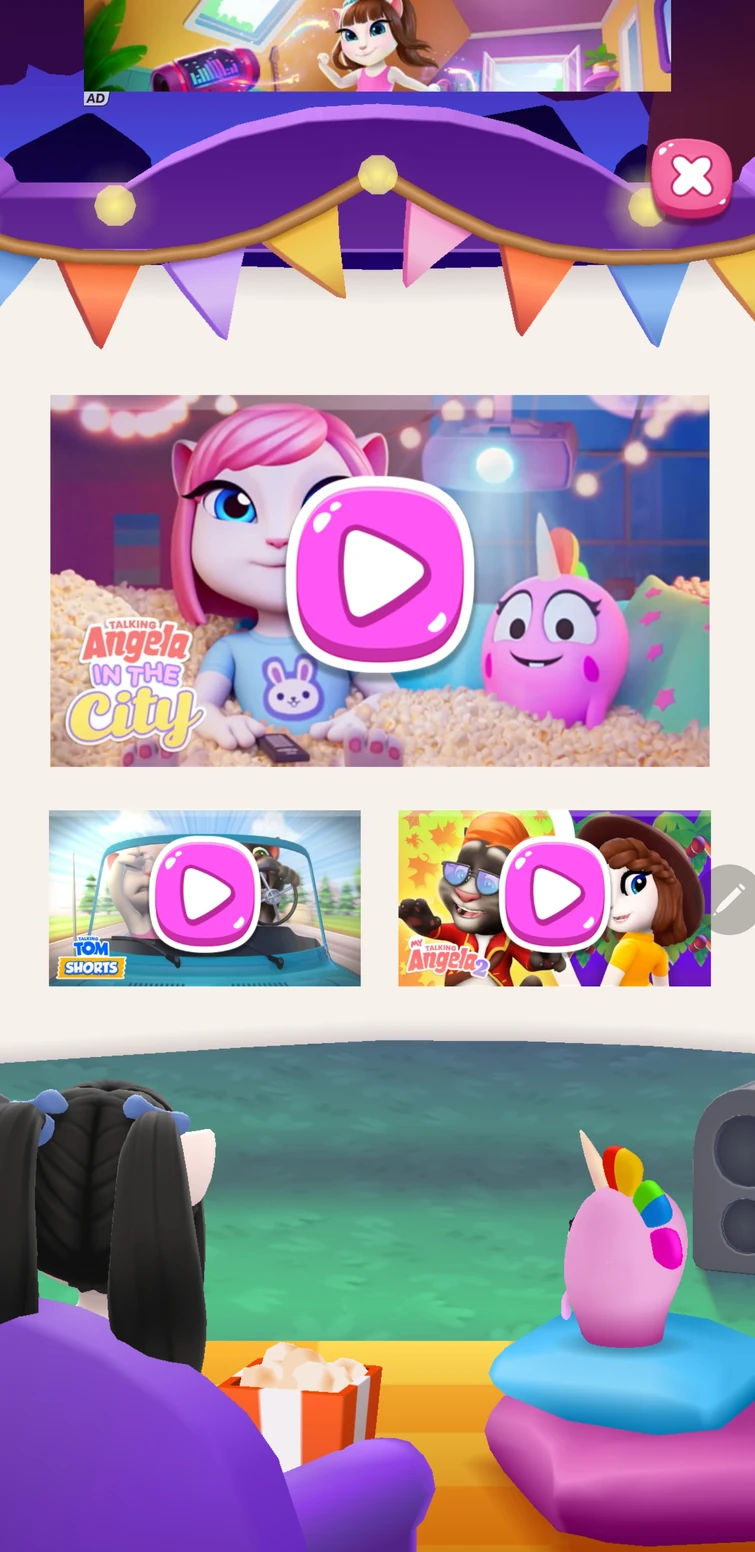 New Feature My Talking Angela 2 inside Movie Popcorn | Fandom