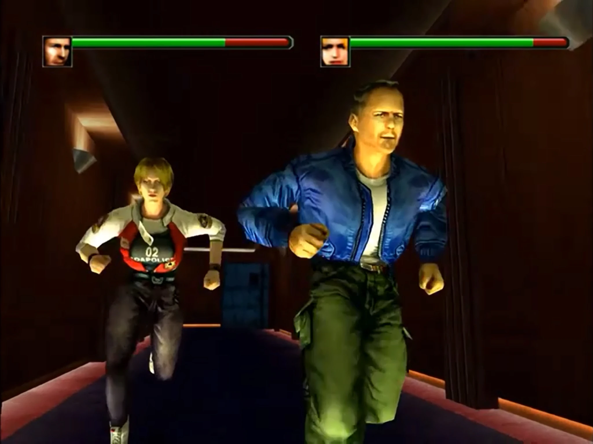 Dynamite Deka (Die Hard Arcade): 2-players Normal Mode - SEGA's take on ...