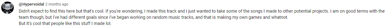 Chat I found the reason why hypersleep removed some of his songs from ...