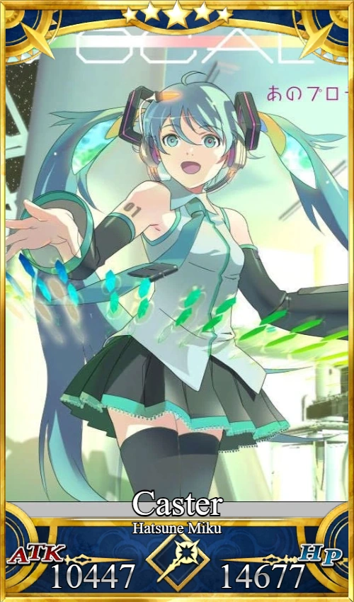 Hatsune Miku-Fanmade Servant kit(Not made with balance in mind) | Fandom