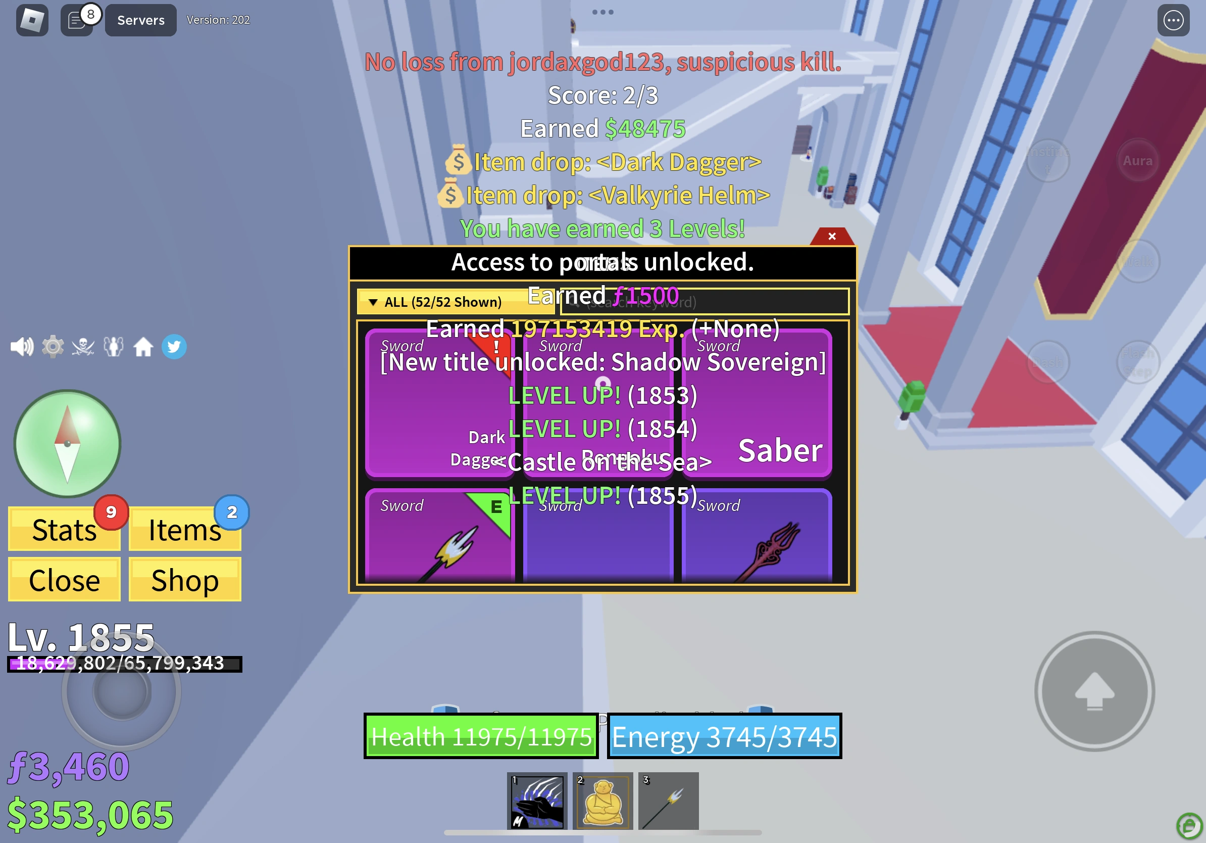 BROOOOOOO MY FIRST TIME KILLING INDRA AND I GOT THE DARK DAGGER WHAT ...