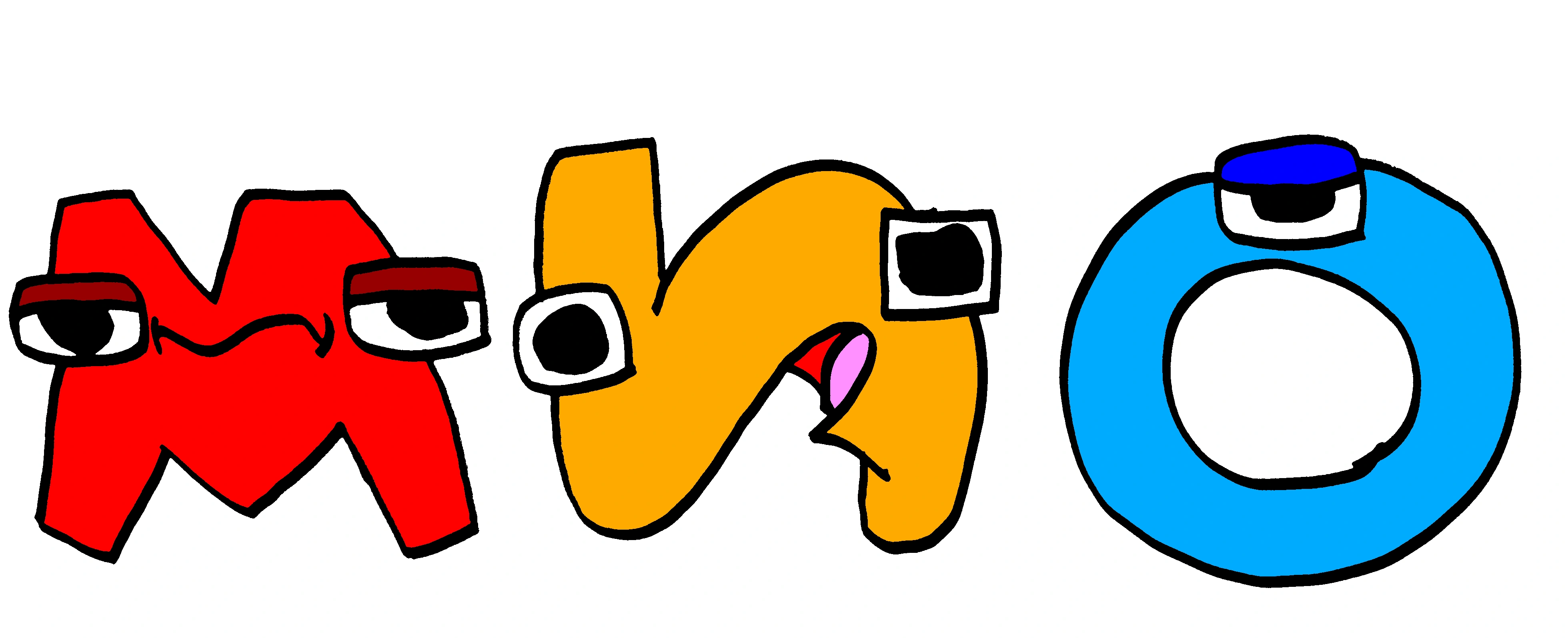 My drawing of M, N and O | Fandom