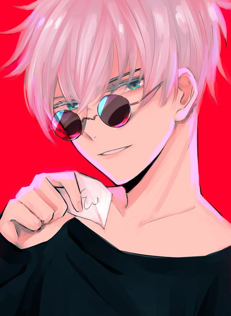 You prefer Gojo Satoru with sunglasses or you prefer Gojo without ...