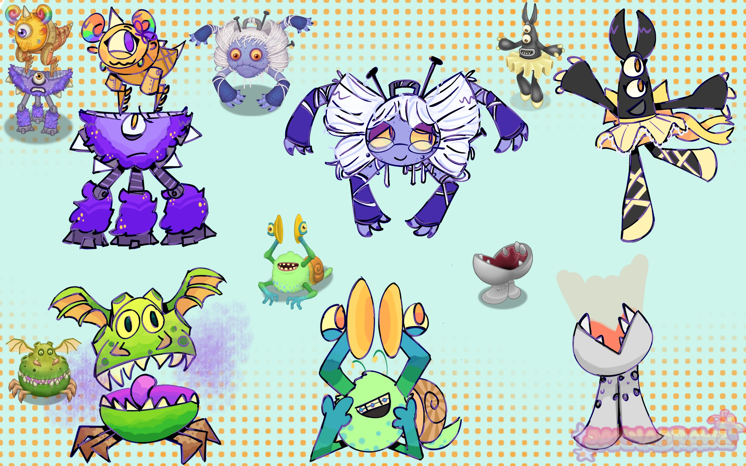 Random monster draws