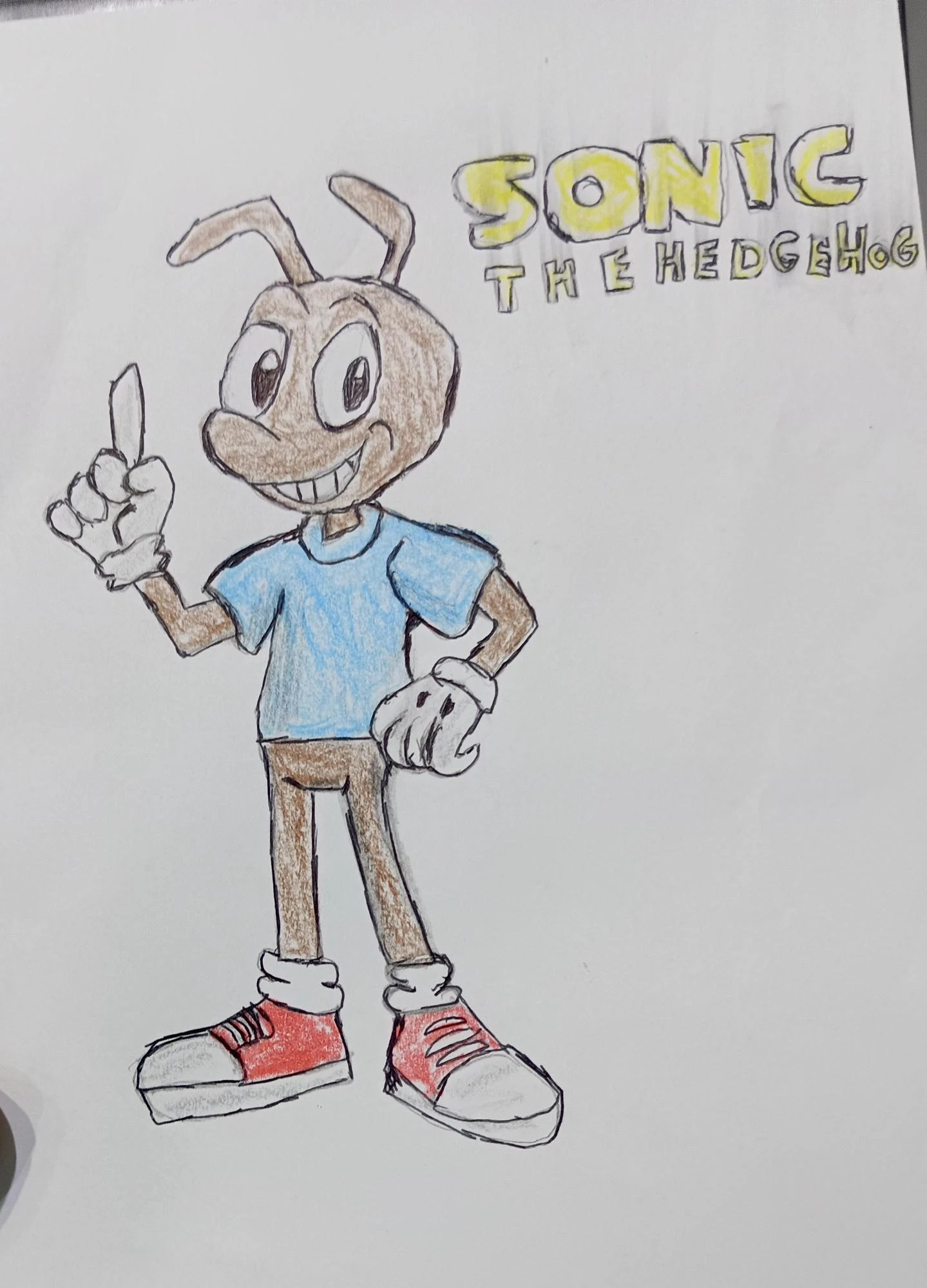I draw my oc character sonic meet Zibbo the ant | Fandom