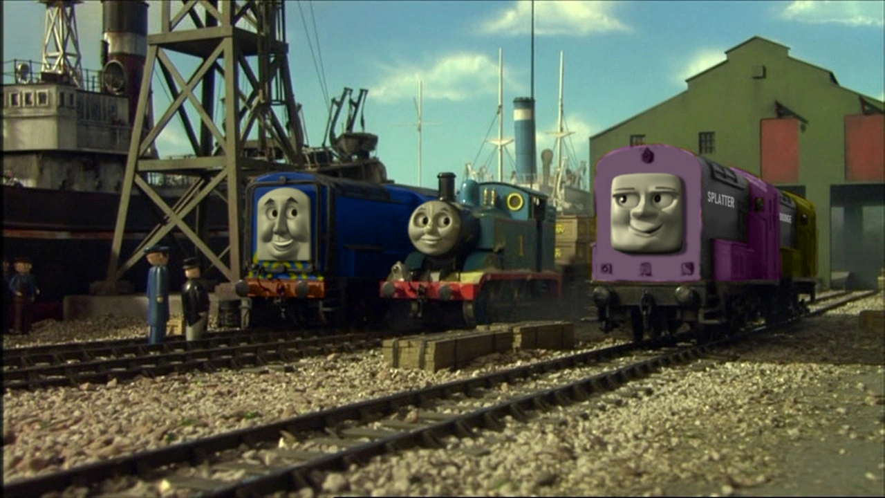 Sidney, Splatter and Dodge in "Thomas and the Stinky Cheese" (2007 ...