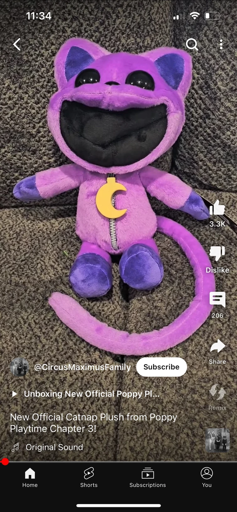 I found a official catnap plush on YouTube! | Fandom