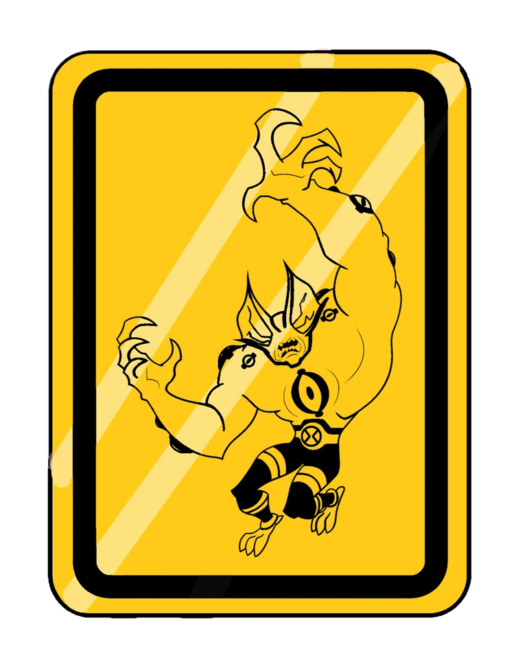 I made the Sumo Slammers cards of Eye Guy, XLR8, Heatblast, Upgrade ...