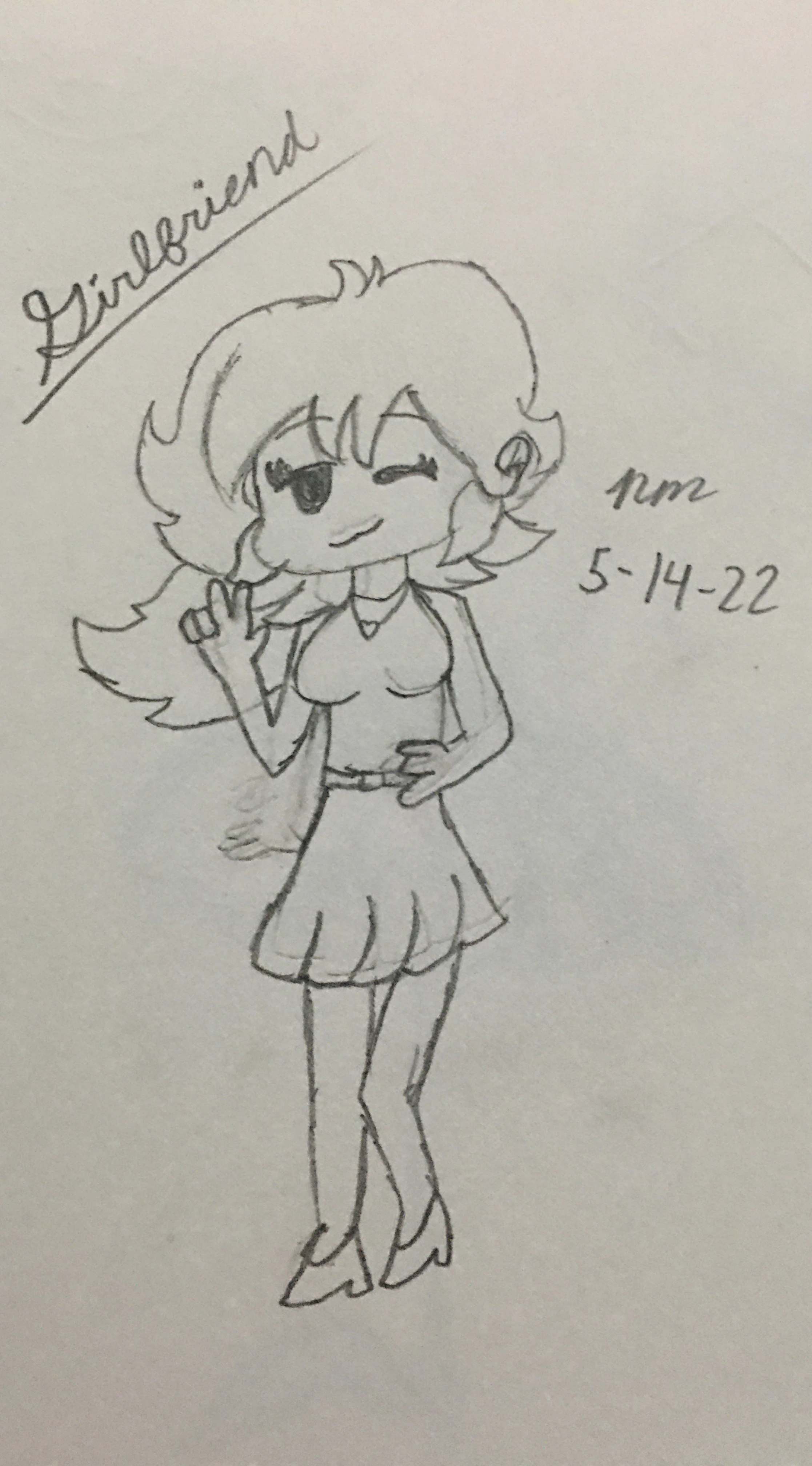 Tried drawing my own GF | Fandom
