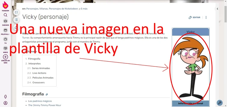 Una nueva imagen en la plantilla de Vicky de Los Padrinos Mágicos | Fandom