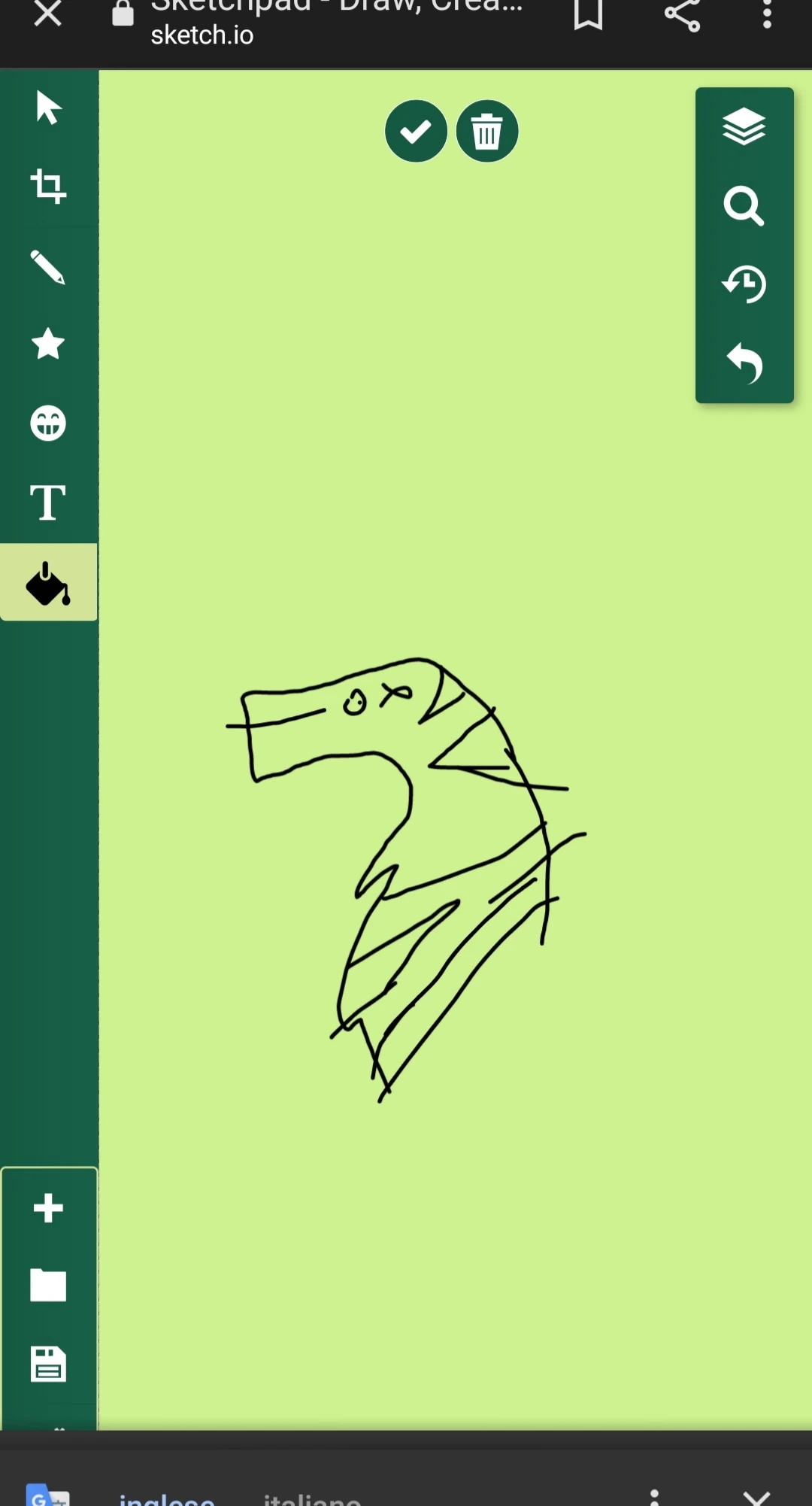 I tried drawing a jot on phone whit my finger | Fandom