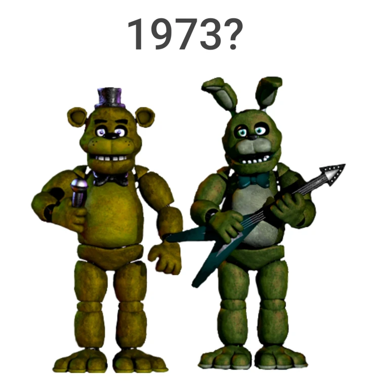 Evolution of animatronics (Fredbear and Springbonnie) | Fandom