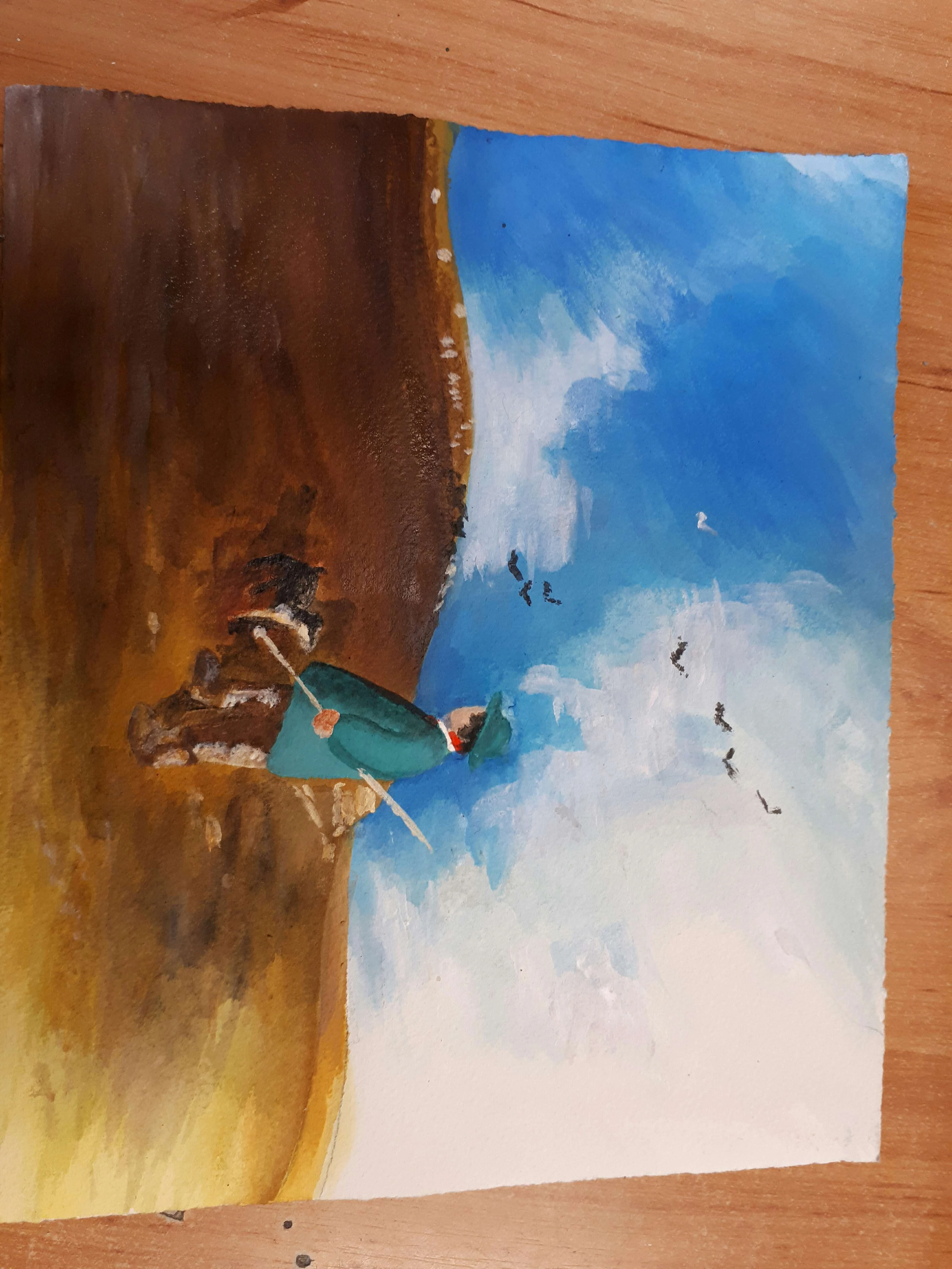 Lookie there, Foamii's posting her art school painting! | Fandom