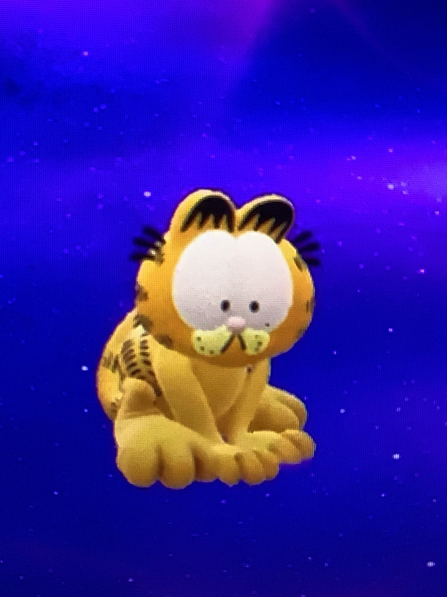 Shocked Garfield in Nickelodeon all star brawl 2 | Fandom