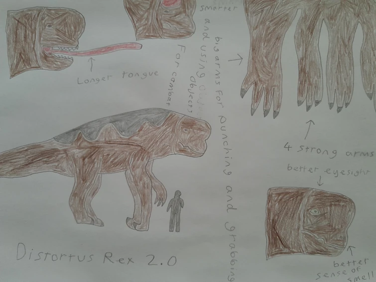 Distortus Rex 2.0 Drawing | Fandom