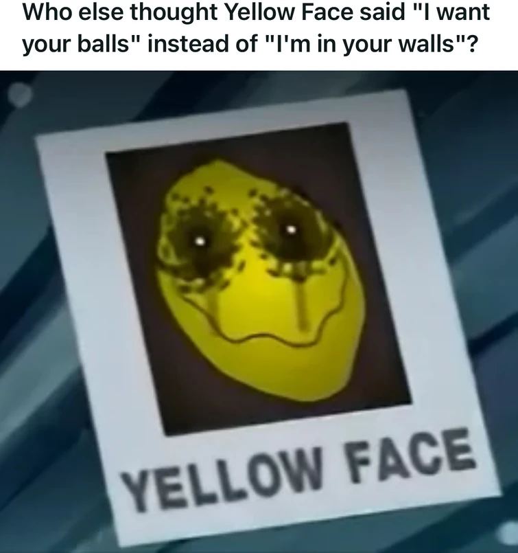 Yellow face what the Peter ruette | Fandom