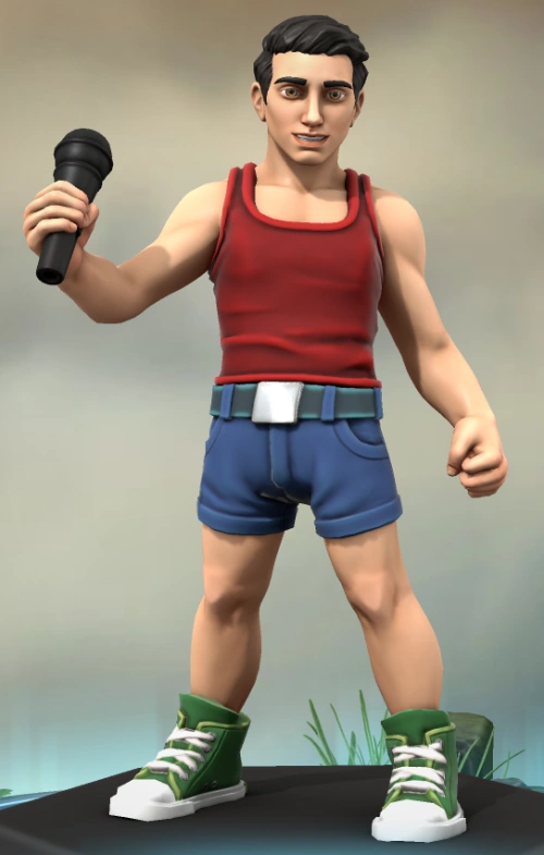 Ron Collins, leader of the band Greatplay. (OC, the band isn't real ...