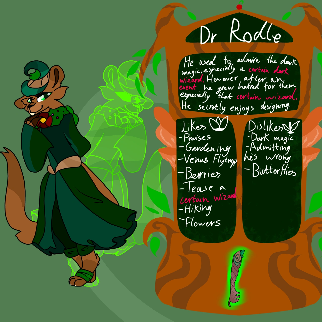 Dr. Rodle’s bio🌳🍀💐🌵🍄 | Fandom