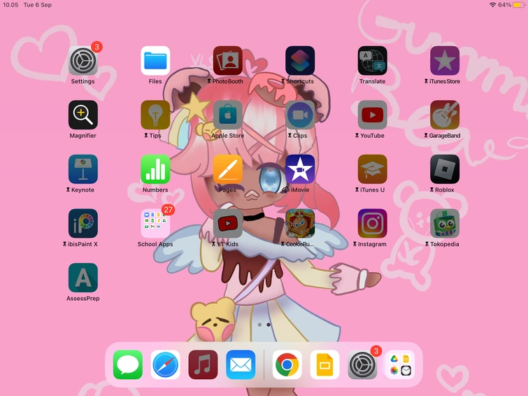 Putting 2 ppl’s cookie ocs I drew as my ipad bg lol.. | Fandom