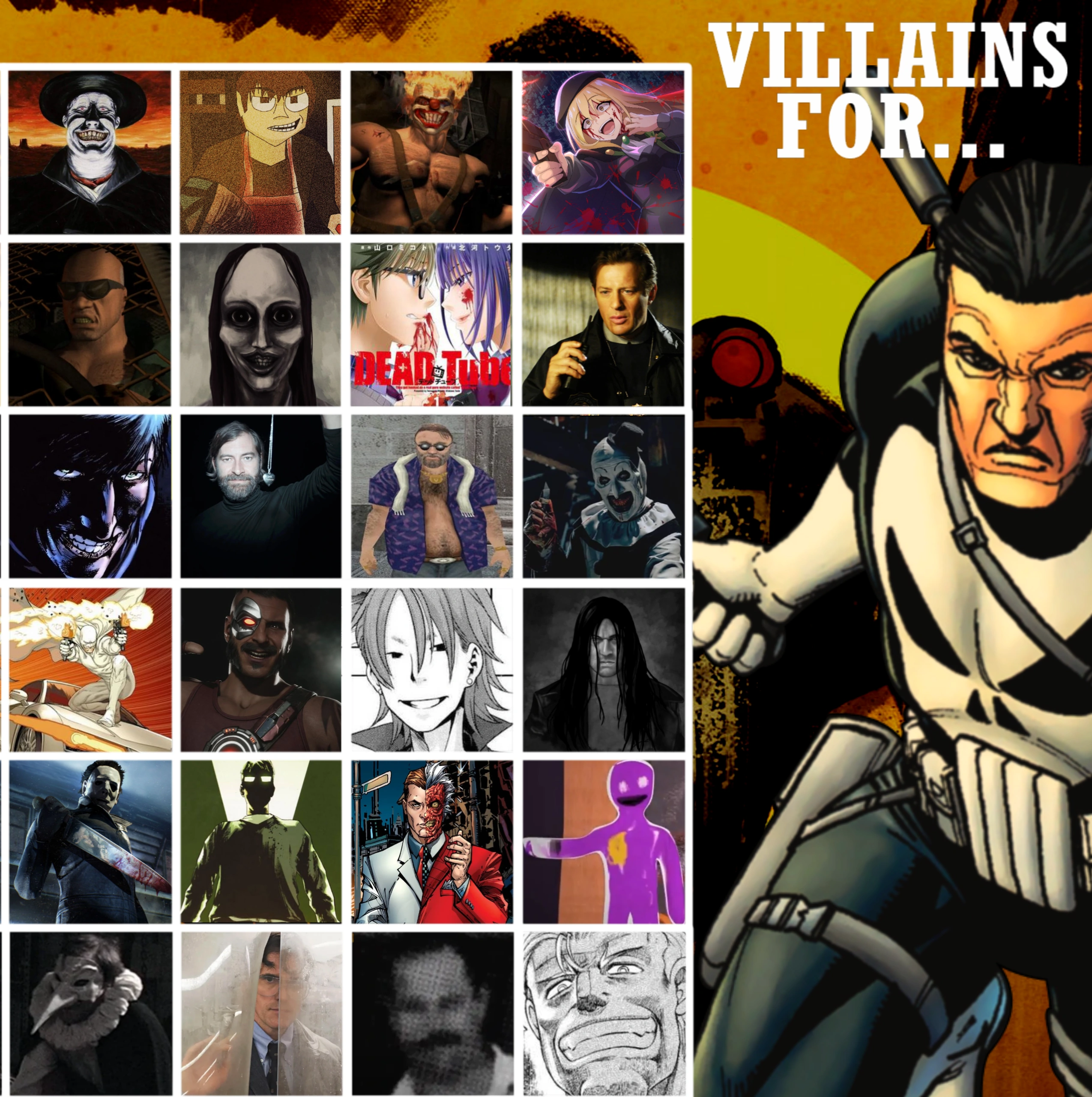 Villains For: Frank Castle/The Punisher (Marvel Comics) | Fandom