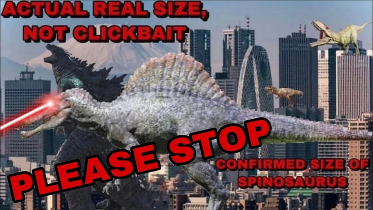 me when i see dumb pictures of spinosaurus the king | Fandom
