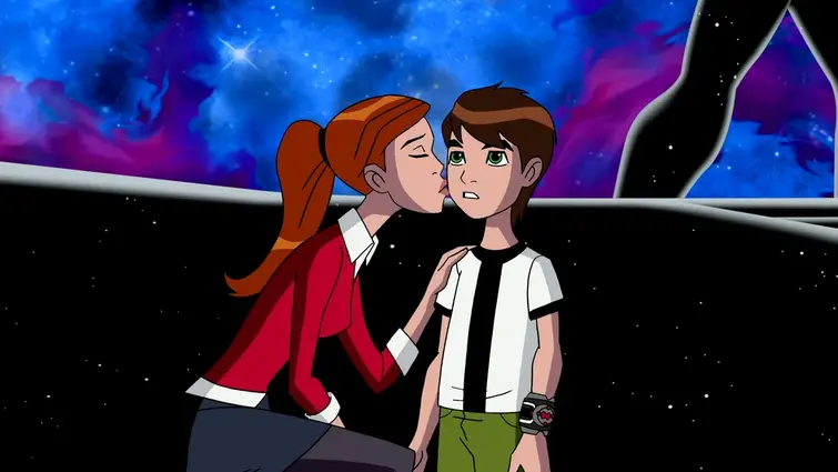 Gwen And Ben 10 Kiss