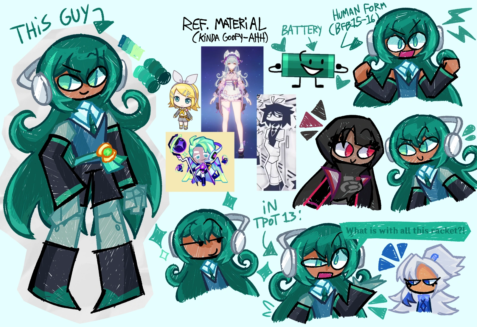 Battery Fanart Gijinka | Fandom