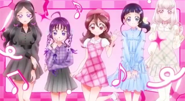 New character illustrations:Precure Fashion Series (new character ...