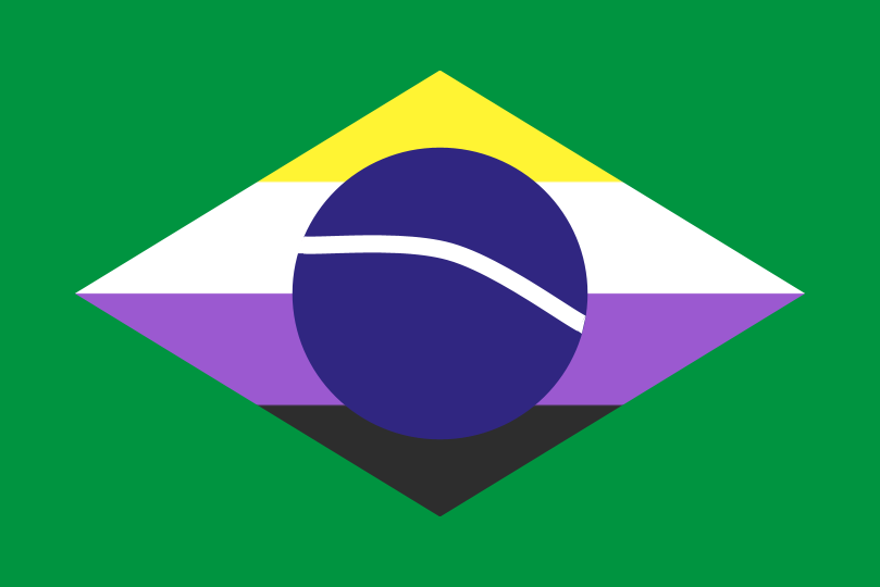 NON-BINARY BRAZIL PRIDE FLAG! | Fandom