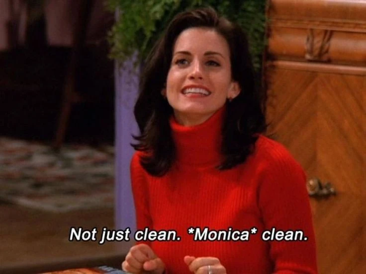 "not just clean monica clean" episode | Fandom