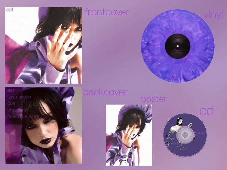 Poppy - Eat Vinyl/CD Mockup! | Fandom