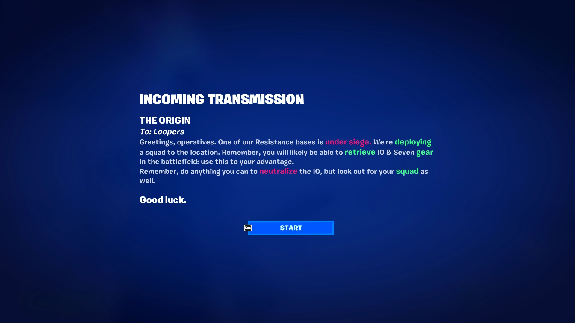 INCOMING TRANSMISSION | Fandom