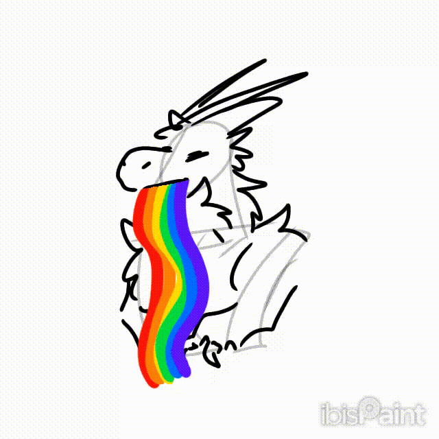 saur after consuming 100+ color pots gif | Fandom