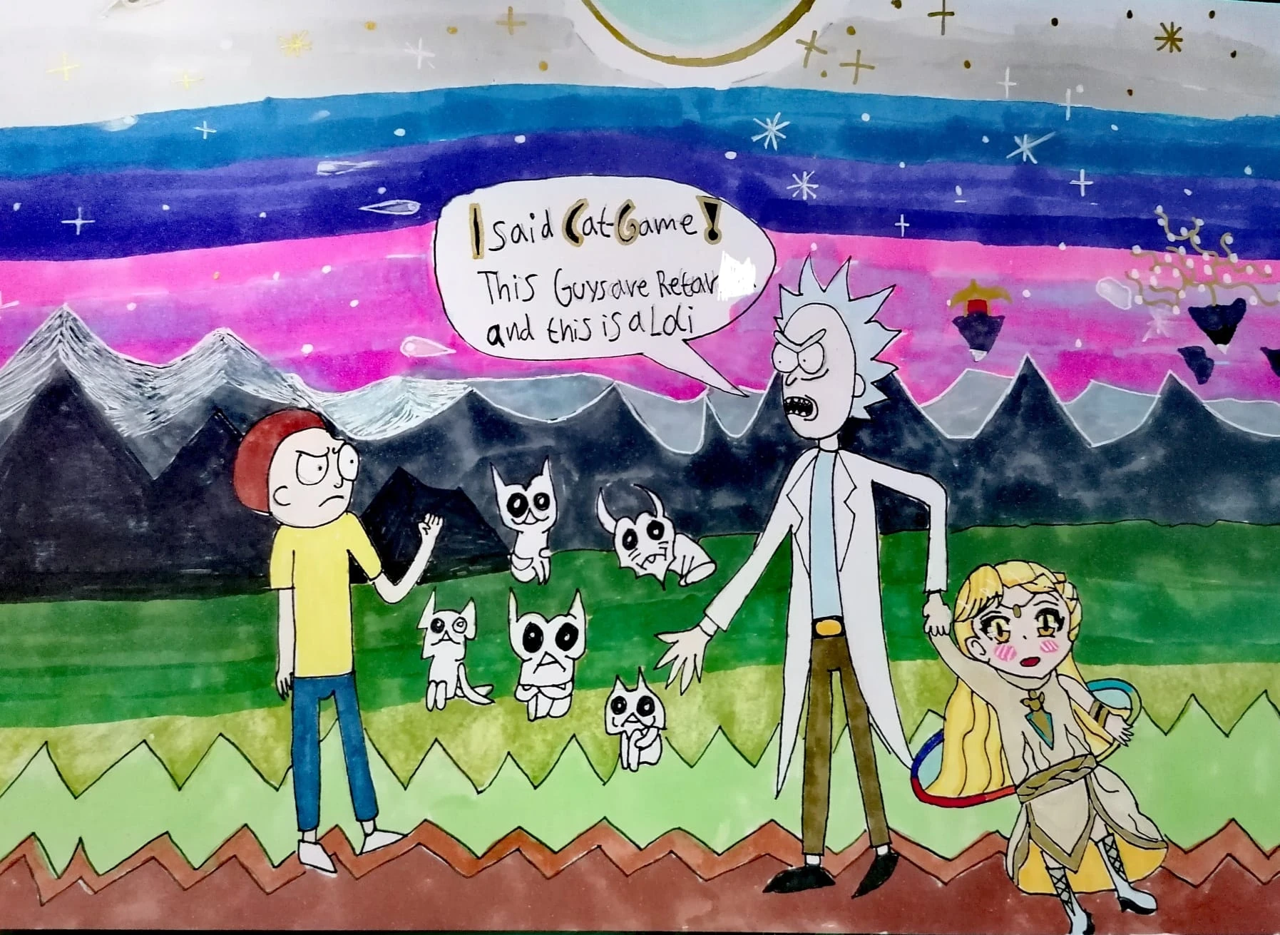 Rick and Morty enter TheBattleCats(+Gaia&Lugas) | Fandom