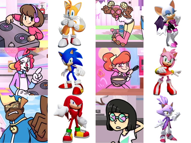 Sonic characters as Scratchin' Melodii characters | Fandom