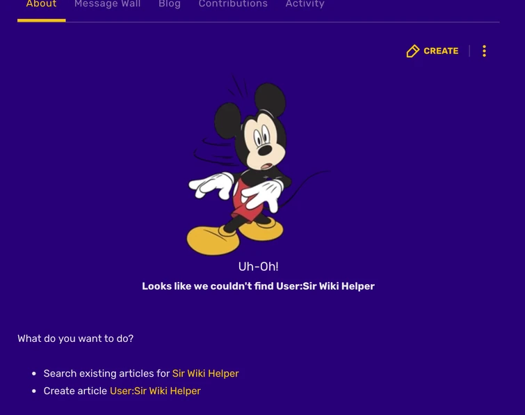 how do you get the nonexistent page thingy | Fandom