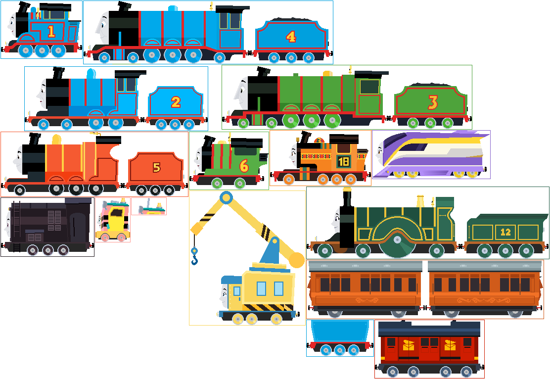 Made this a while ago, Still quite proud of it, especially Thomas. | Fandom