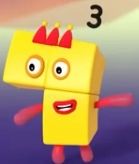 I found the boy/male version of Numberblock Three | Fandom