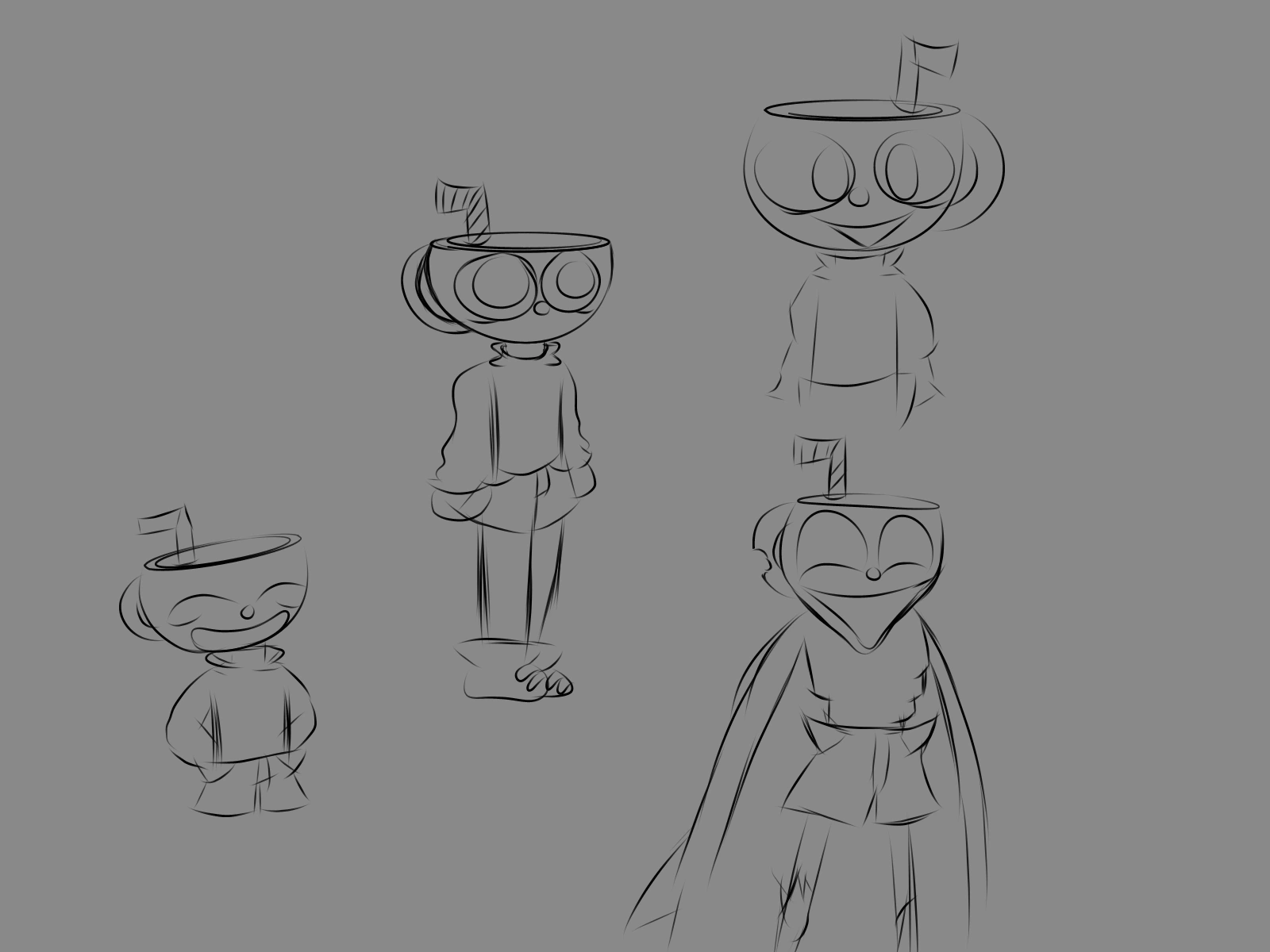 Faker cuphead sketches | Fandom