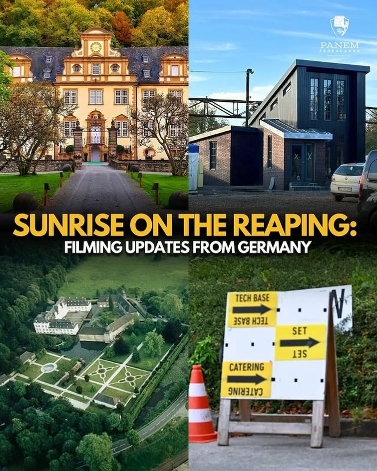 Sunrise on the Reaping filming update from Germany! 🎥 Filming is in ...